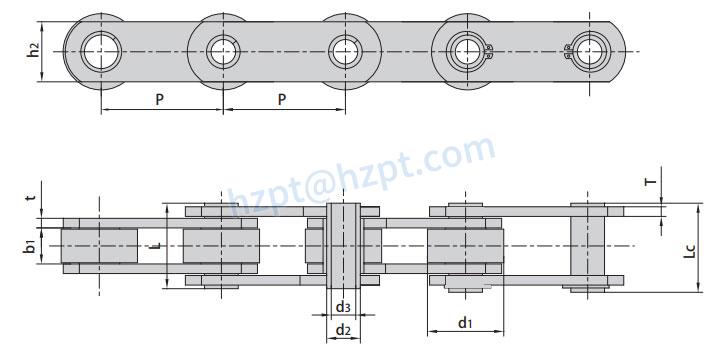 China Non-standard Hollow Pin Conveyor Chains , Manufacturer, Supplier ...