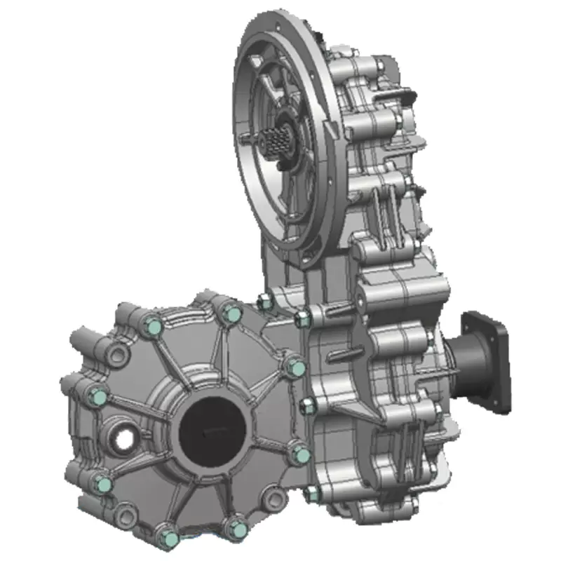 China 5DUTV Rear Axle Gearbox for 7.5KW 4 Wheel Drive Electric Vehicle ...