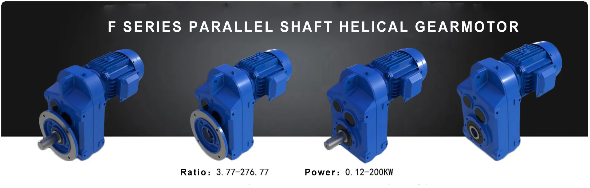 F Series Parallel Shaft Helical Gearbox (Helical Gear Reducer ...