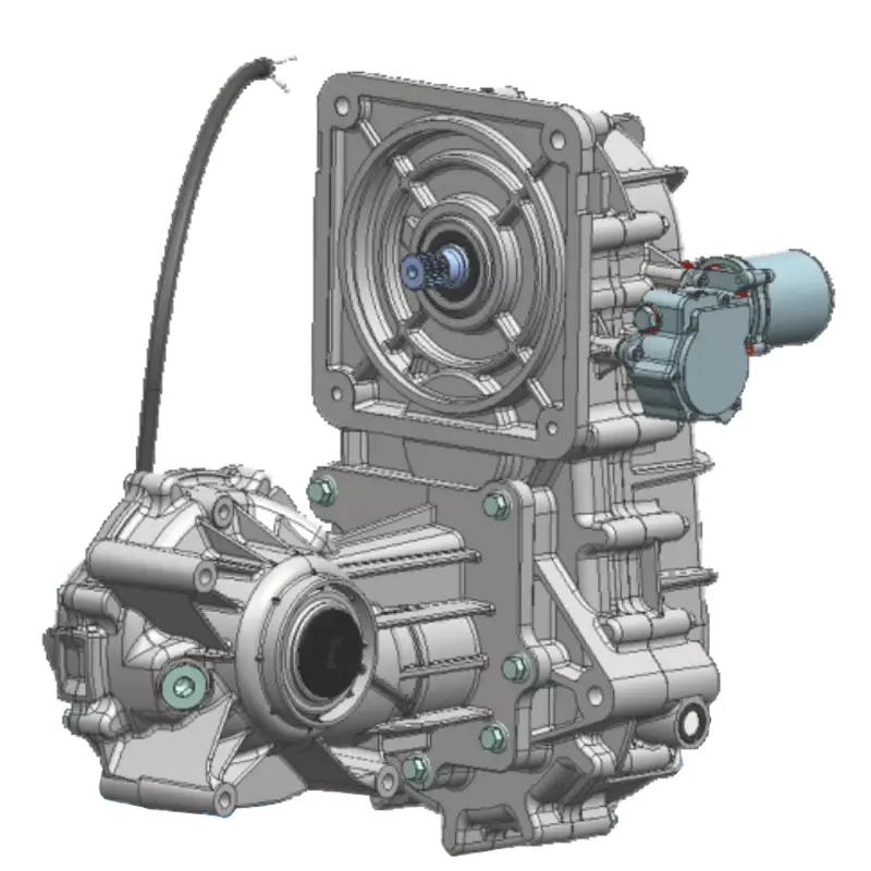 China 0ED01 Rear Axle Assembly Gearbox for 15KW 4 Wheel Drive Electric ...