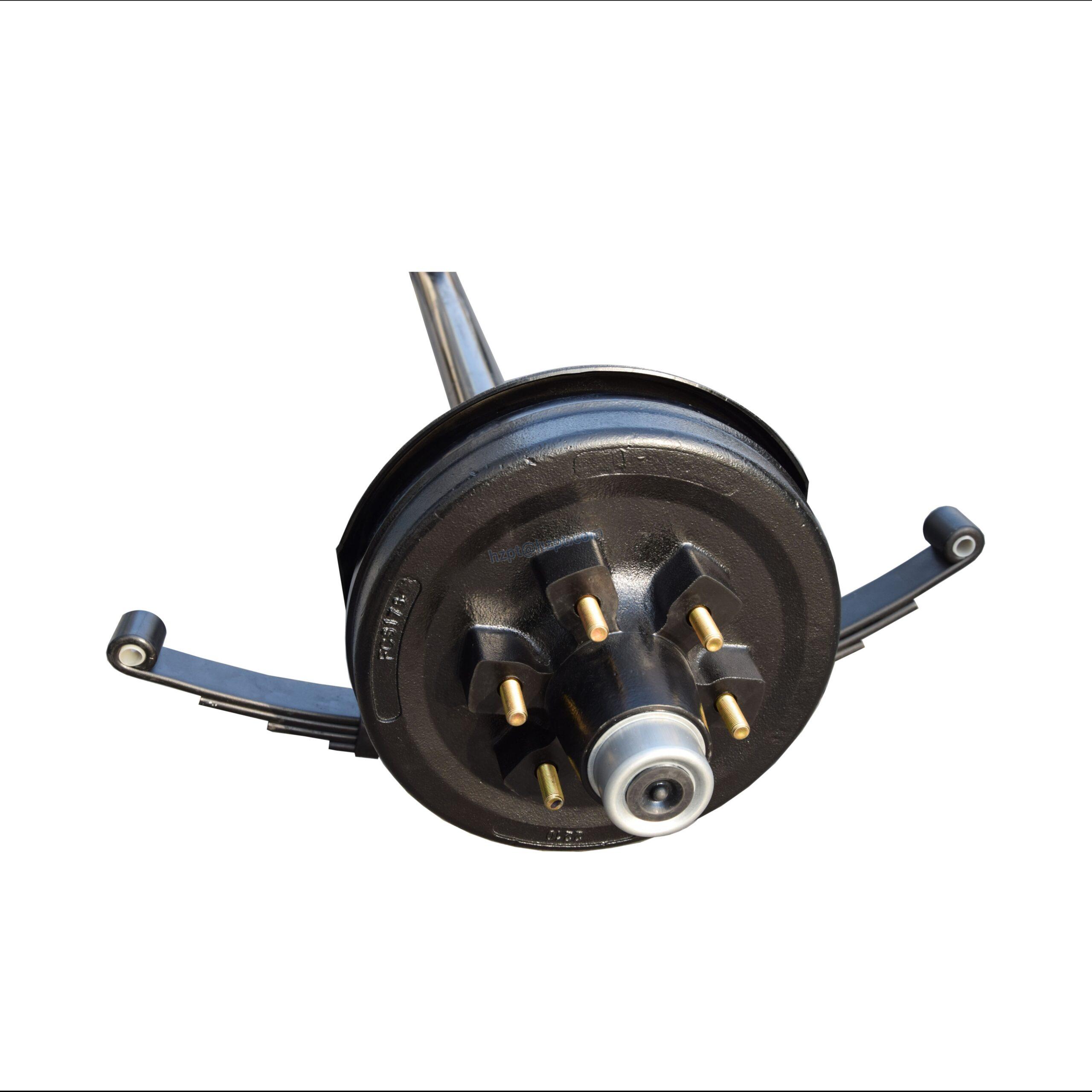 China Heavy Trailer Parts Type Axle Round Beam Axle for Semi Trailer ...