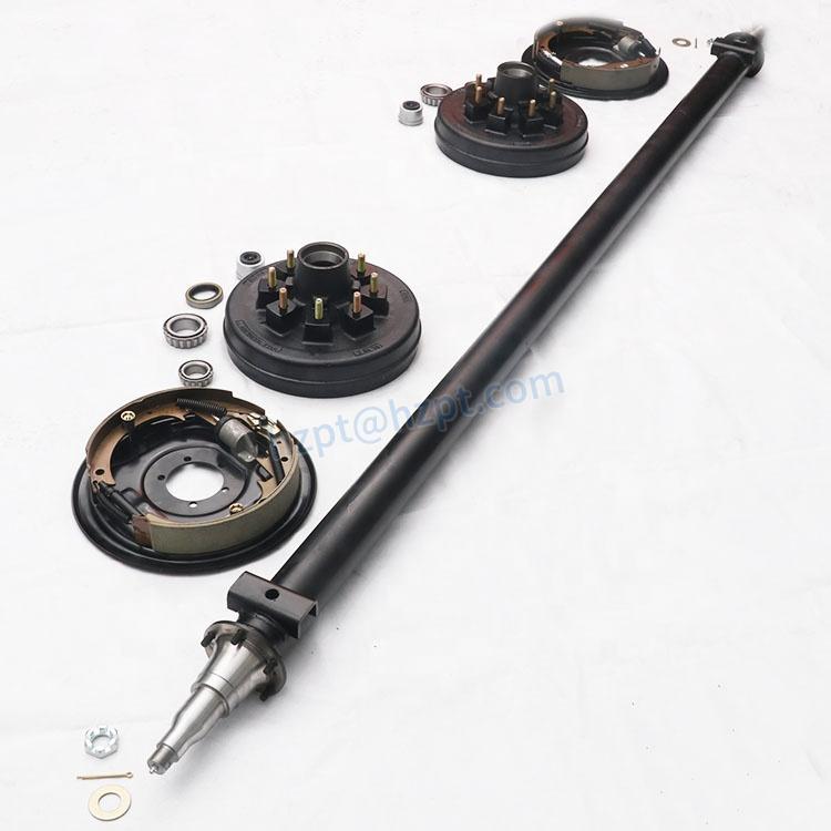 China Axel Trailer 3500 lbs Hub Face 61 to 95 Inch 60*6 mm Round Tube ...