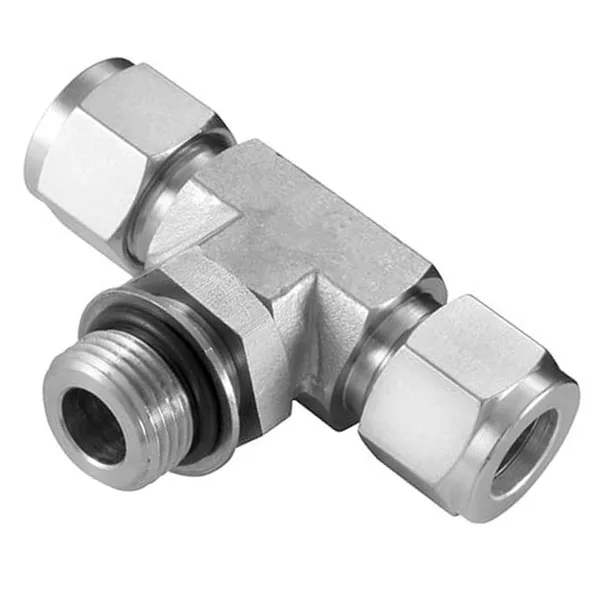 China Adjustable Lock Nut Branch Tee-TEE-M Hydraulic Fittings ...