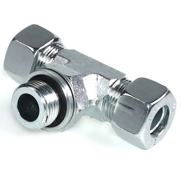 China Adjustable Lock Nut Branch Tee-TEE-UNF Hydraulic Fittings ...