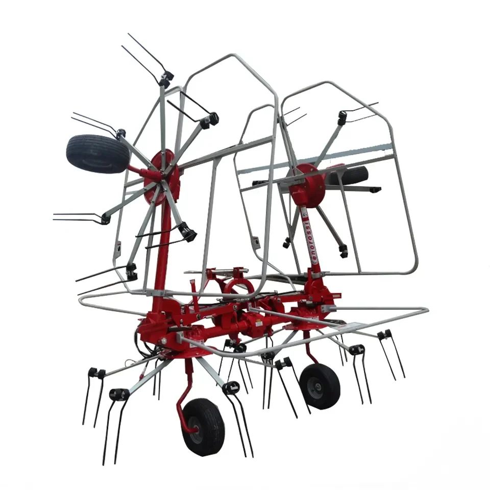 China High Efficiency Tractor Mounted PTO Driven Straw Hay Wheel Rake ...