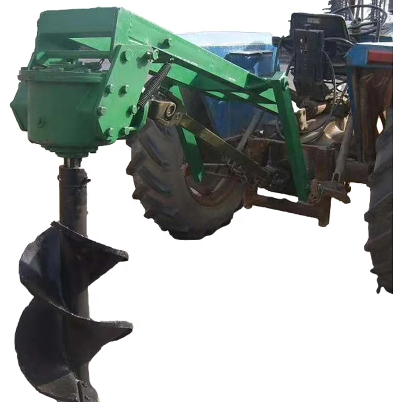 China Tractor Mounted Ground Drill Machine Post Hole Digger Price ...