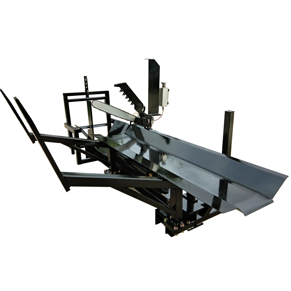 China 30t Hydraulic Chainsaw Wood Cutting and Splitting Machine Log ...