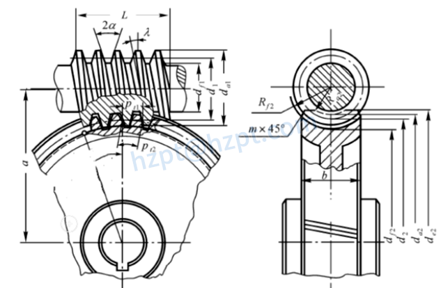 Calculation of Gear Dimensions- Worm Gear Pair - Find China ...