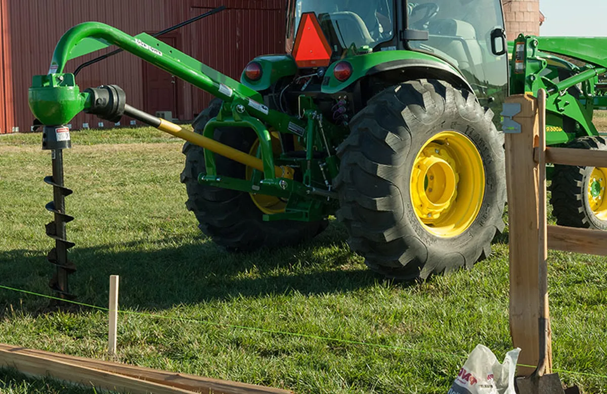 China Model 1500 Heavy Duty 3 Point Post Hole Digger for Cat 1 & 2 ...