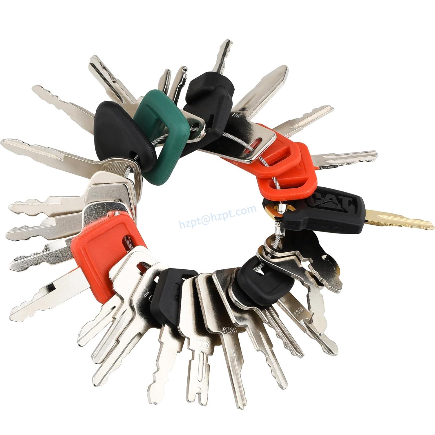 China 25 Heavy Equipment Keys, Master Key Set for Cat Caterpillar John ...