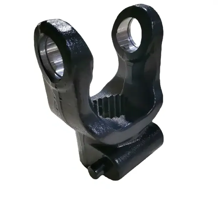 China Steel 1.05C30 Plain Bore Yoke with Keyway and Threaded Hole PTO ...