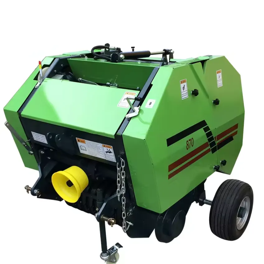 Working Principle of the Tractor Mount Mini Round Baler - Find China ...