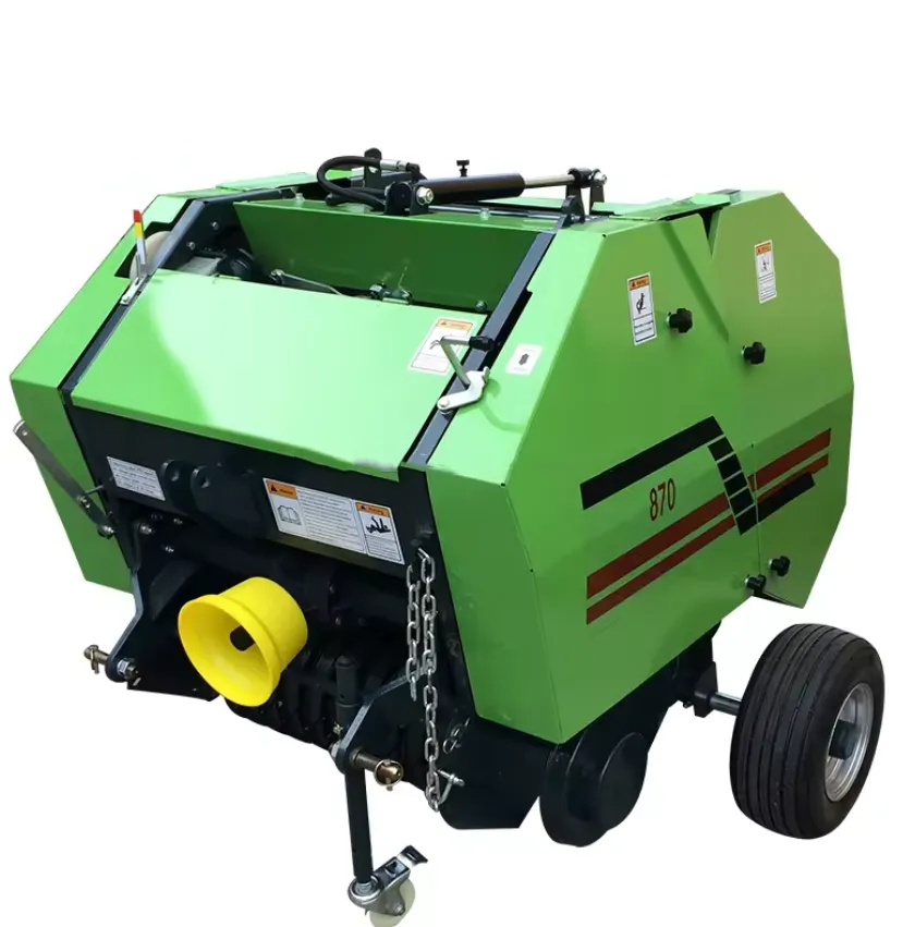 Working Principle of the Tractor Mount Mini Round Baler - Find China ...