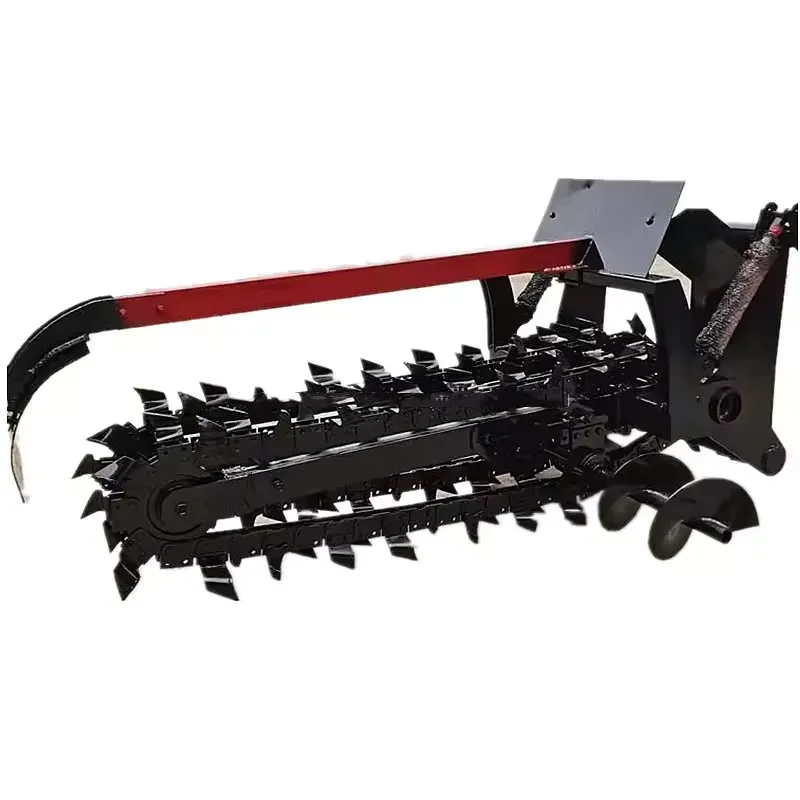 China Chain Trencher Farm Ditcher for Digging Ditch , Manufacturer ...