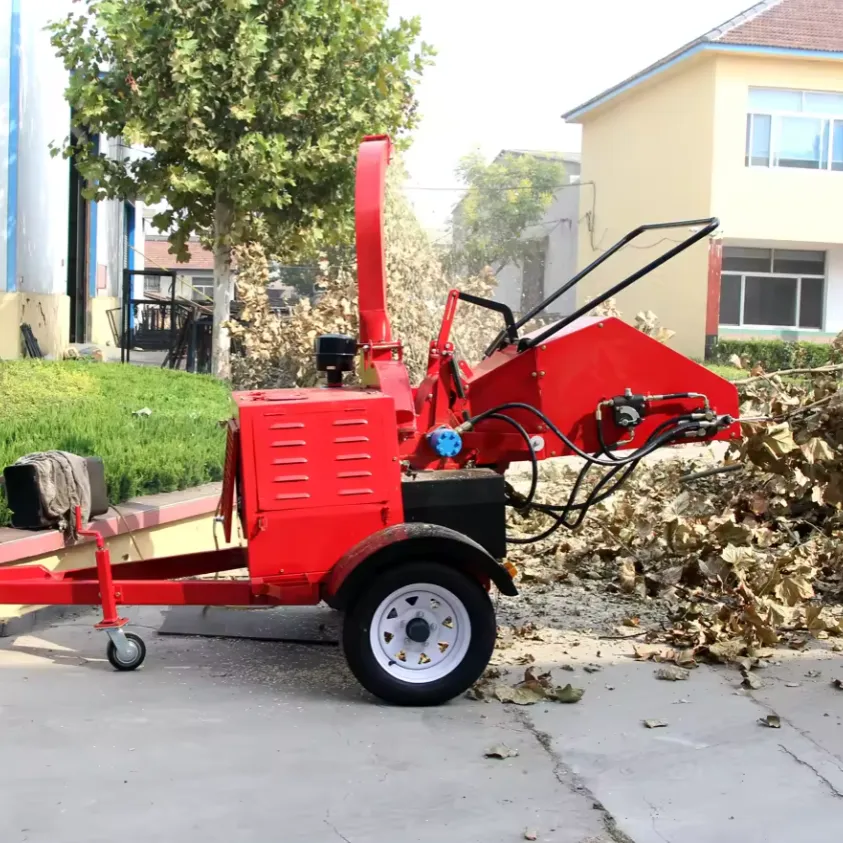China Mobile DWC22 Diesel Wood Chipper for Chipping Wood , Manufacturer ...
