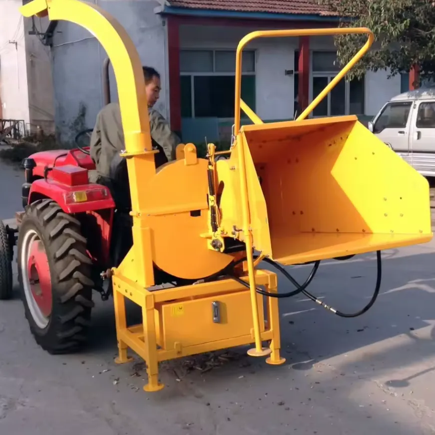 Converting Wood Waste to Biomass with a PTO Wood Chipper - Find China ...