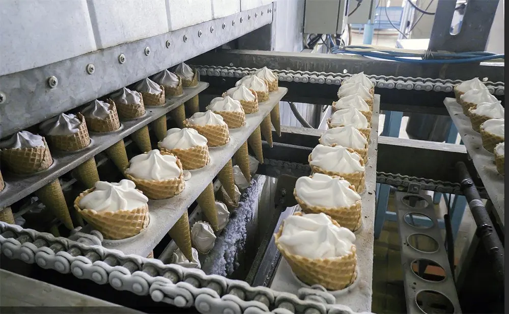 China Stainless Steel Conveyor Chains for Ice Cream Processing ...