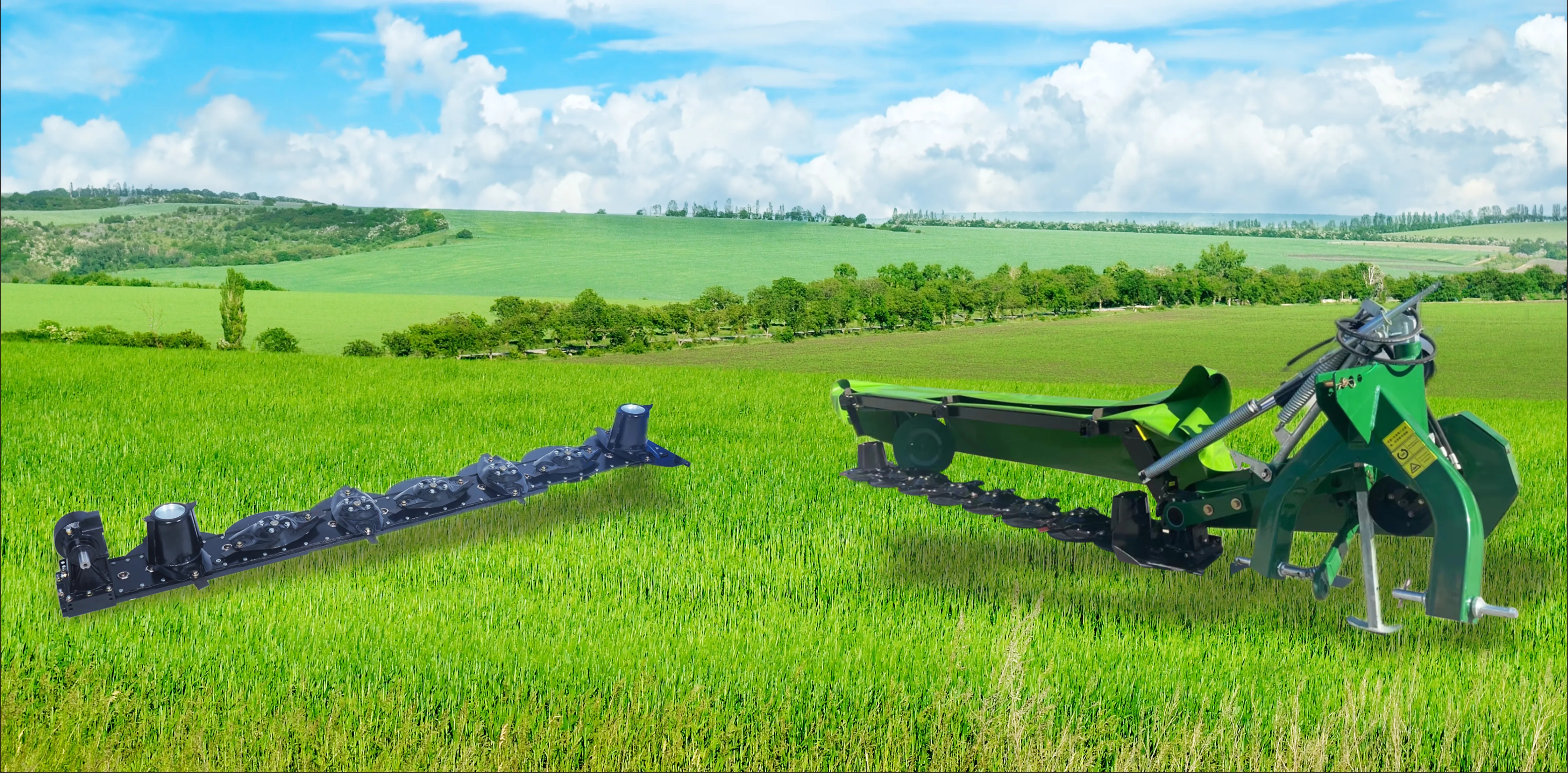 China Tractor PTO Driven Disc Mower Gearbox for Cutting Grass ...