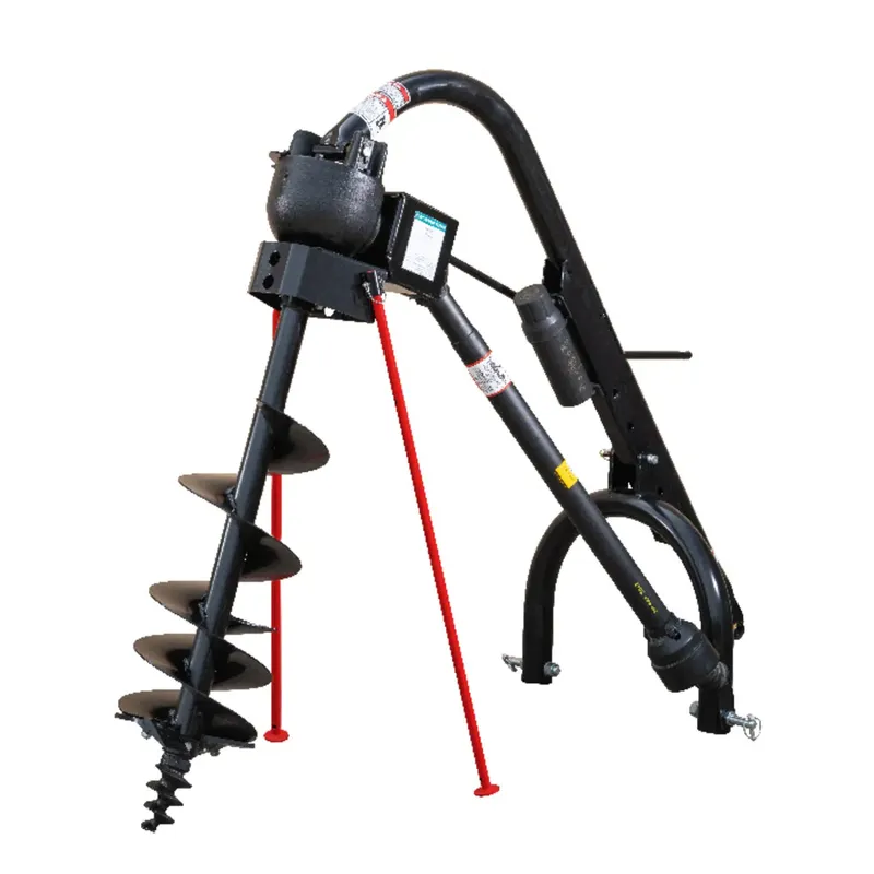 Tractor PTO Driven Post Hole Digger Gearbox for Installing Park Benches ...