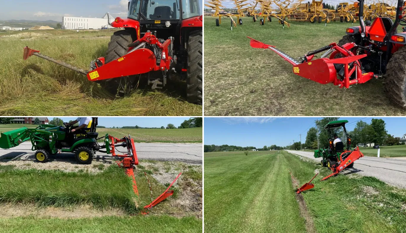 Farm Equipment Tractor PTO Sickle Bar Mower for Cutting Tall and Tough ...