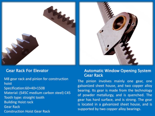 What are the considerations for gear rack thermal expansion in window ...