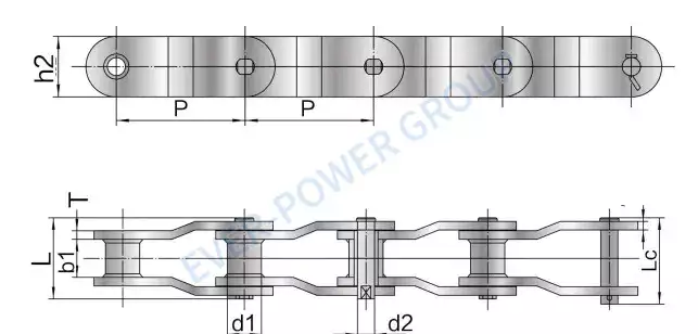 China SSWR155 Stainless Steel Welded Offset Chain , Manufacturer ...