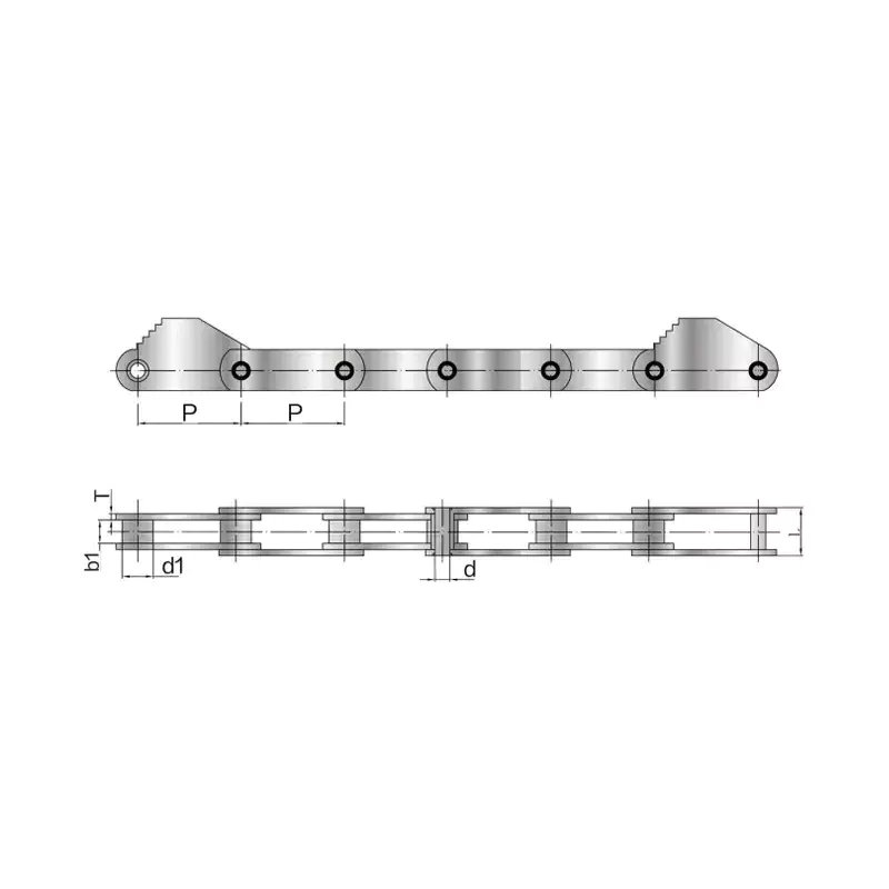 China Stainless Steel Metallurgical Anode Scrap Conveyor Chain SSP100B ...