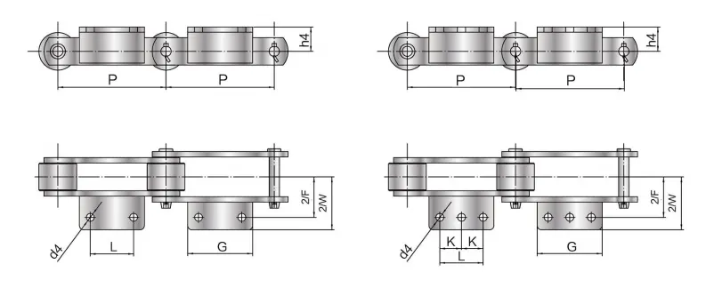 China RF Series SS Conveyor Chains - RF Series SS Conveyor Chains ...